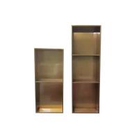 China 5 Inch Deep Black Stainless Steel 900mm Shower Niche for Bathroom Storage for sale
