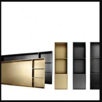 China 5 Inch Deep Black Stainless Steel 900mm Shower Niche for Bathroom Storage for sale
