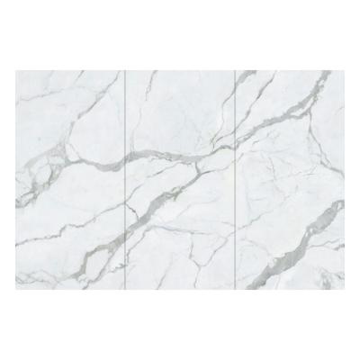 China Marble Look Porcelain Slab 1200x2400mm Polished Glazed Wall Floor Tile 9mm for sale