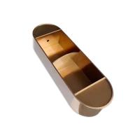 China Stainless Steel Bathroom Shower Niche 9 Inch Custom Size Wall Shelf Black Accessories for sale