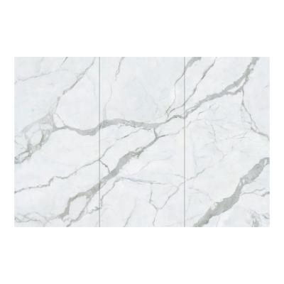 China Polished Glazed Porcelain Tile 1200x2400mm for Lobby Wall Floor 9mm Thickness for sale
