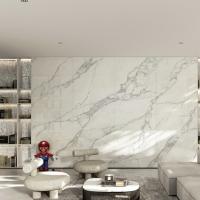 China Polished Glazed Porcelain Tile 1200x2400mm for Lobby Wall Floor 9mm Thickness for sale