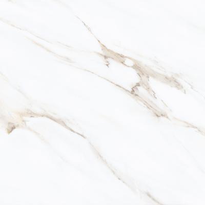 China Acid Resistant Full Body Porcelanato Polished 60x60 Tiles Gold Calacatta Marble for sale