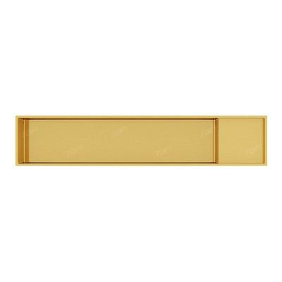 China Electroplated Stainless Steel Shower Niche 300x1100mm with Waterproof LED Strip Lights for sale