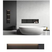 China Electroplated Stainless Steel Shower Niche 300x1100mm with Waterproof LED Strip Lights for sale