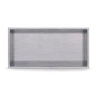 China Electroplated Stainless Steel Shower Niche 300x1100mm with Waterproof LED Strip Lights for sale