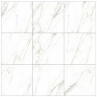China Polished Porcelain Calacatta Marble Lobby Floor Tiles 600x600mm Modern Style for sale