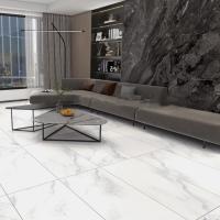 China Calacatta Marble Porcelain Tile 24x48 Floor Grade AAA White Gray Vein Glazed Ceramic for sale
