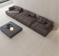 China 24x48 Italian Travertine Stone Look Porcelain Tile 600x1200mm for Interior Wall Floor for sale