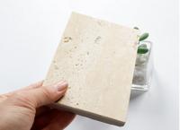 China 60x60cm Cream Porcelain Tile Grade AAA Polished Travertine for Indoor Flooring for sale