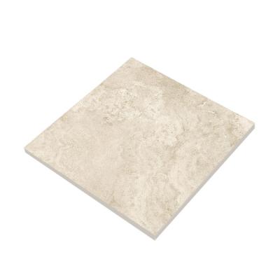 China Stone Imitation Texture 600x1200mm Silver Travertine Look Porcelain Floor Tile for Pool 20mm for sale
