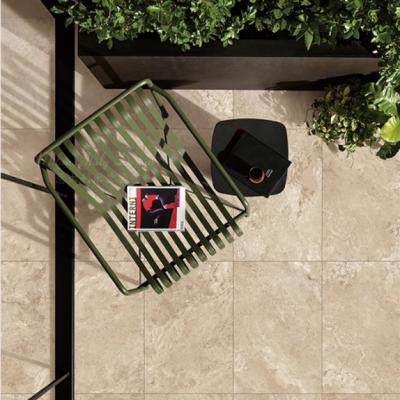 China Porcelain Pool Border Tile Travertine Look 60x60 Floor Tiles 20mm Thickness for sale