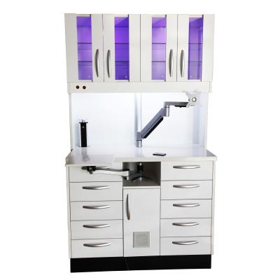 China MDF Wooden Board Clinic Laboratory Furniture Office Mobile Dental Lab Sterilization Cabinet For Sale for sale