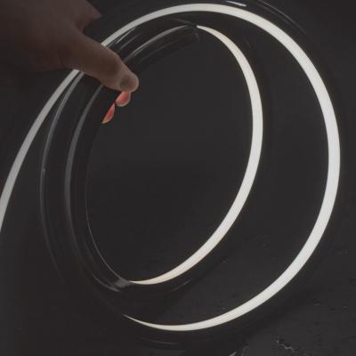 China Black LED Neon Light Rope WHT 3500K 1615 Vertical Bending for sale