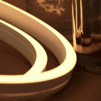 China Side Bending White Color Silicone Neon Strip Custom CCT SMD 2835 DC24V IP67 for sale