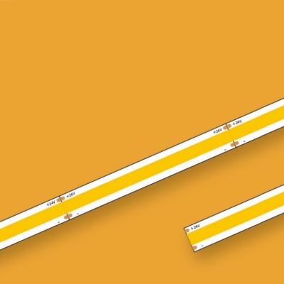China 2700K COB Strip LED Light IP20 24VDC CRI90 8mm Width for sale
