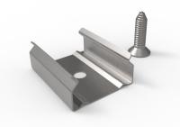 China Stainless Steel Neon Flex Mounting Clips 4 Screws for sale