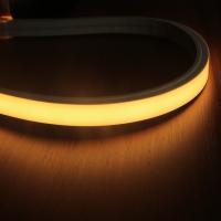 China ERP 24VDC Flexible Silicone LED Strip 160LEDs 3000K Warm White 110lm/W IP67 UV Resistance for sale