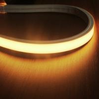 China 2835 Silicone Neon Strip DC24V White Color IP67 Waterproof Top Bending for sale