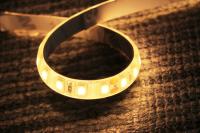 China SMD 2835 LIGHT STRIPS 3000K IP65 PU COATED DC24V SDCM 3  in bathroom, kitchen for sale