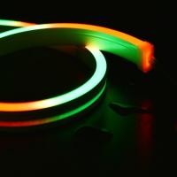 China 1220 Horizontal Bending MEDIA Silicone Neon LED Strip DC24V IP67 UV Resistant for sale