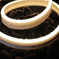 China Cold White 6500k Polyurethane Neon Flexible LED Strip Side Bend DC24V IP68 Ra93 for sale
