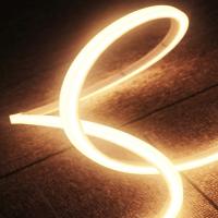 China IP67 Polyurethane Neon Strip 10mm X 10mm  3 side emitting Top Bend 5 Years Warranty for sale