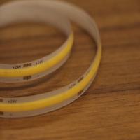 China 24VDC IP65 RA90 COB LED Strip Light 10mm width One BIN Only Indoors Lighting for sale