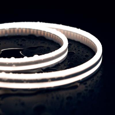 China 4mm Width Waterproof Neon Lights 2835LED IP44 / IP67 Silicone Flex DC24V 3000K SDCM3 for sale