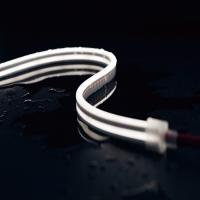 China 4mm Width Waterproof Neon Lights 2835LED IP44 / IP67 Silicone Flex DC24V 3000K SDCM3 for sale