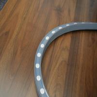 China 2835 IP65 Silicone Wall Washer Rigid LED Strip WHT Free Bending Structure for sale