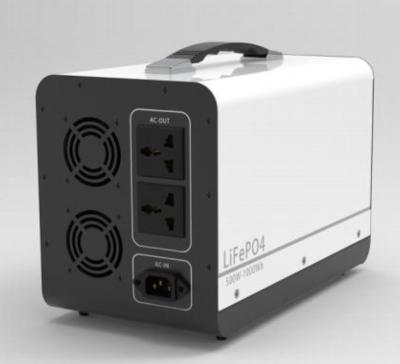 China Smart BMS LiFePO4 Power Battery 500W 1KWh 220V AC Output 8000 Cycles for sale