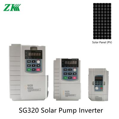 China SG320 220V MPPT Solar Pump Inverter for IM and PMSM AC Pumps 0.75kW to 22kW for sale