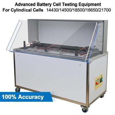 China Advanced Battery Cell Testing Equipment for Cylindrical Cells 14430/14500/18500/18650/21700 Range 100% Accuracy for sale