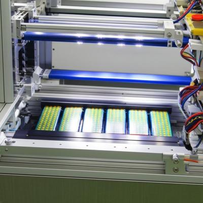 China Battery Cell Testing Equipment with Battery-specific LED Light Source and 1.5m/min Material Movement Speed for sale