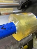 China Colored 130 Mic PVC Wrapping Film Roll For Wire And Cable for sale
