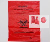 China HDPE LDPE PP Lab Medical Waste Bag Red Biohazard Bags Autoclavable for sale