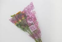 China Disposable PP Flower Bag Fresh Rose Wrapping Bouquet Sleeves Package Plastic Wicket for sale