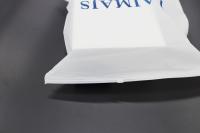 China PVC Zip Clear Poly Bags With Logo And Matte White Packaging Clothes for sale