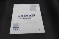China PVC Zip Clear Poly Bags With Logo And Matte White Packaging Clothes for sale