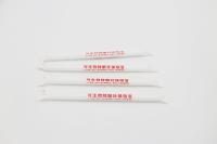 China 5mm 7mm 12mm Biodegradable Drinking Straw Custom White Black Individual Wrapped for sale