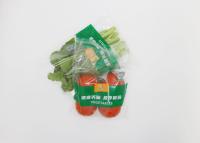 China Plastic Fresh Fruit OPP Packaging Bag With Vent Holes Punch Handle for sale