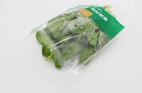 China Fresh Lettuce Salad Leafy Vegetables BOPP Packaging Pouches Anti Fog Disposable for sale