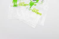 China Drink Bubble Milk Tea Plastic Carry Bag 20 Micron Side Gusset For Carrier Single Cup for sale