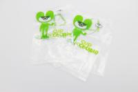 China Drink Bubble Milk Tea Plastic Carry Bag 20 Micron Side Gusset For Carrier Single Cup for sale