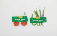 China Transparent Fruit Vegetables OPP Packaging Bag Breathable With Hang Hole for sale