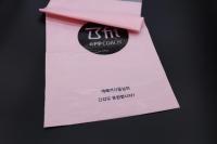 China Boutique Clothes Print Shipping Packaging Bags Plastic Pink Mailing Envelope Zipper Top for sale