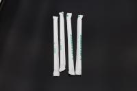 China Disposable PLA Biodegradable Drinking Straw Compostable Individually Packaged Smoothie Transparent for sale