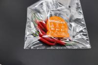China Punch Hole Clear Breathable OPP Packaging Bag Cellophane Plastic Fresh Vegetables Packaging for sale