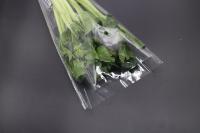 China Custom Printing Antifog BOPP Plastic Lettuce Bag Fresh Fruit Vegetable Packaging for sale